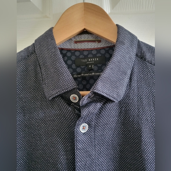 Ted Baker London | Shirts | Ted Baker London Black Button Down Shirt ...